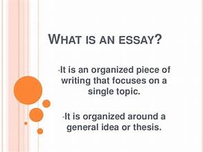 What is An Essay? – Read It Yourself Educational Resources